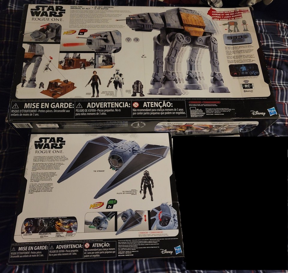 HASBRO Star Wars Rogue One RAPID FIRE IMPERIAL AT-ACT Walker AT-AT ...