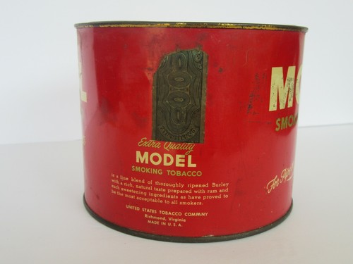 Vintage Round Model Tobacco Tin, Tax Stamp (Good Condition) | eBay