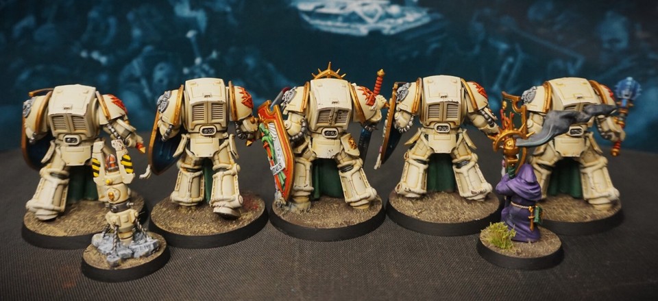 Deathwing Knights Dark Angels painted Warhammer 40k Primaris Space ...