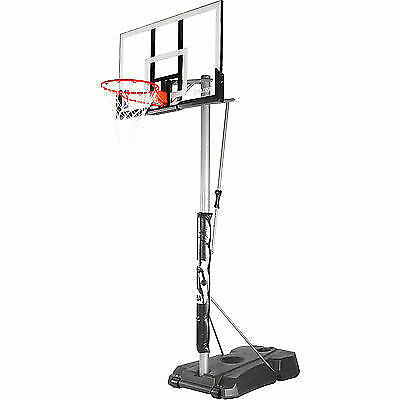 Spalding 52in Acrylic Portable Vertical Pole Base Basketball System for ...