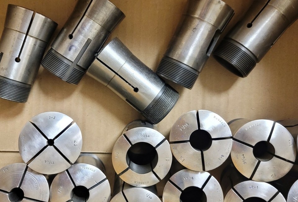 Monarch Round 2J Spring Lather Collet (2 J) Variety of SIzes Drop Down ...