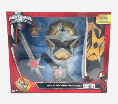 Power Rangers Ninja Steel Gold Ranger Hero Set Exclusive Costume ...