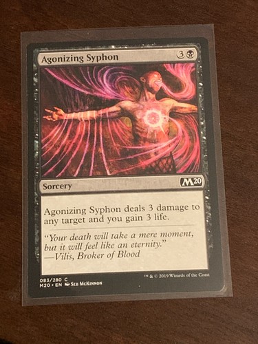 Magic the Gathering M20 Agonizing Syphon | eBay
