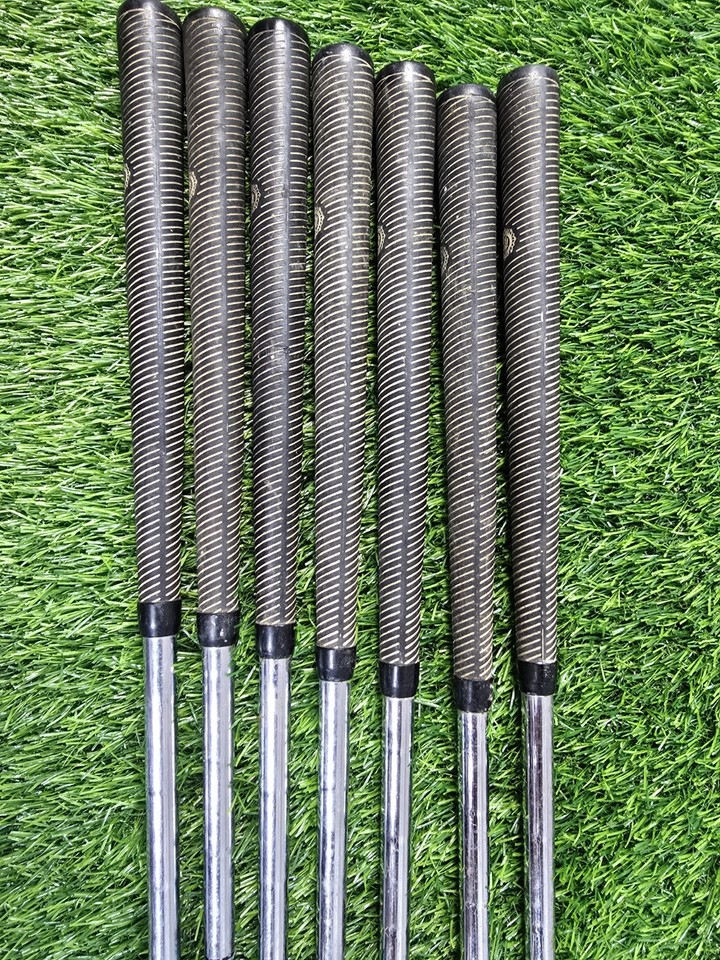 1973 Ben Hogan SABER Star Burst Forged Irons Set 3-9 Irons Steel Shaft ...