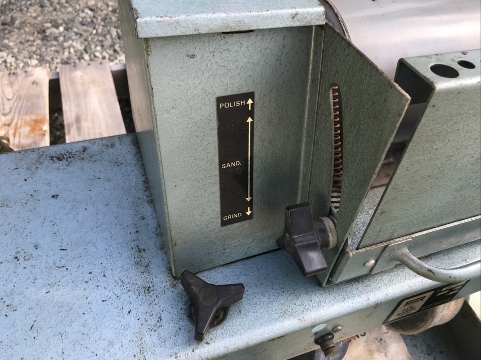 RAYTECH GSP-8A 8” Lapidary Glass Rock Cabbing Grinder Sander Polisher ...