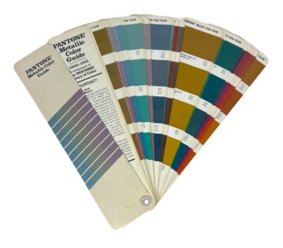 PANTONE Metallic Color Guide - Second Printing - 1990-1991 | eBay