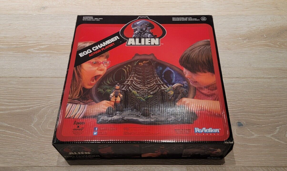 Super7 ReAction 2014 Alien Egg Chamber Action Playset Aliens *BLACK BOX ...
