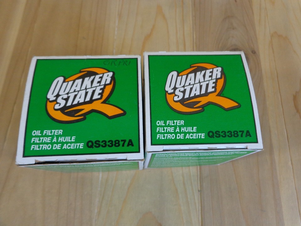 Quaker State Oil Filter QS3387A Set of 2 Made in USA | eBay