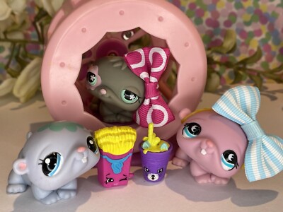 Authentic Littlest Pet Shop LPS 625 894 2213 Cuddliest Hamster Twin ...