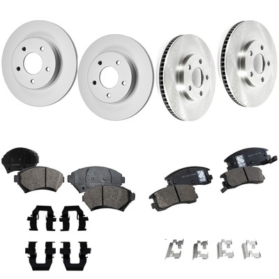 KIT-092921-2361 Sure Stop 4-Wheel Set Brake Disc and Pad Kits Front ...