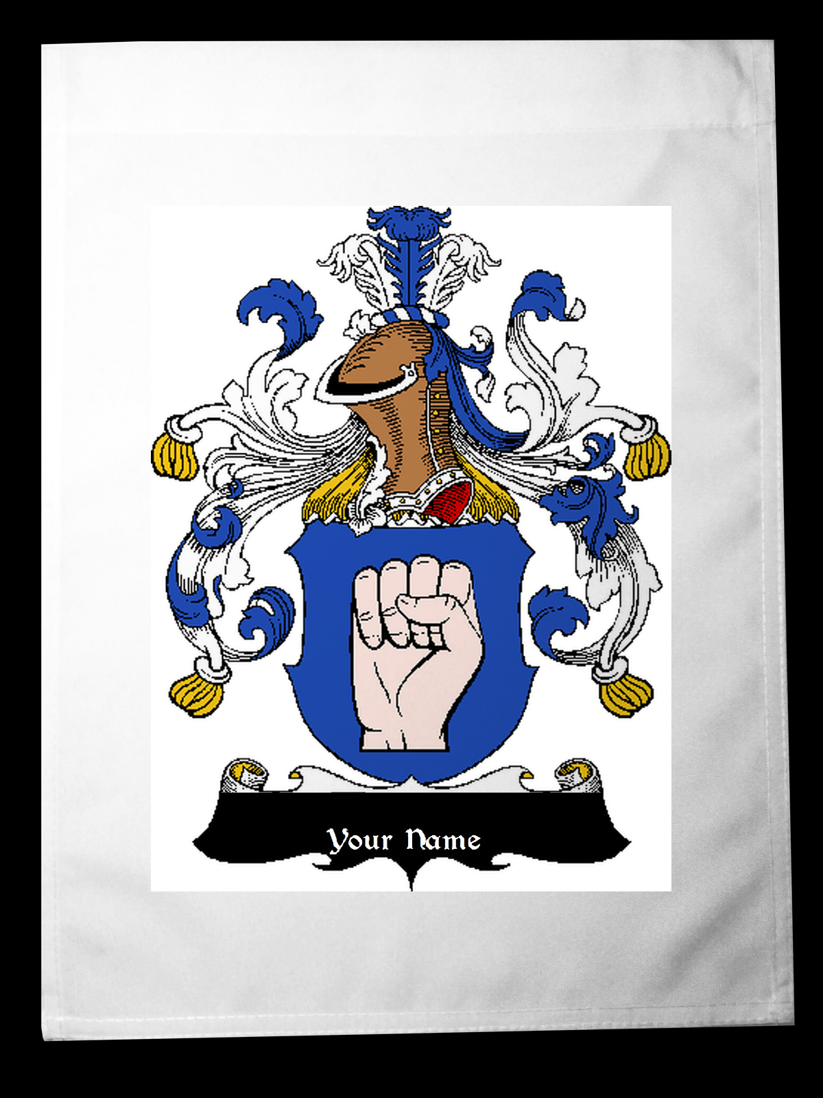 Drapeau Blason Famille Crest - Faeustel Faeustl Fauest Fausst Faust ...