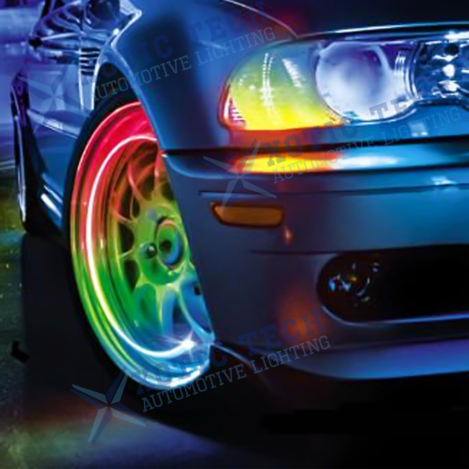 Neon LED Wheel Tyre Tire Air Valve Stem Cap Light Lamp Car Motorcyle ...