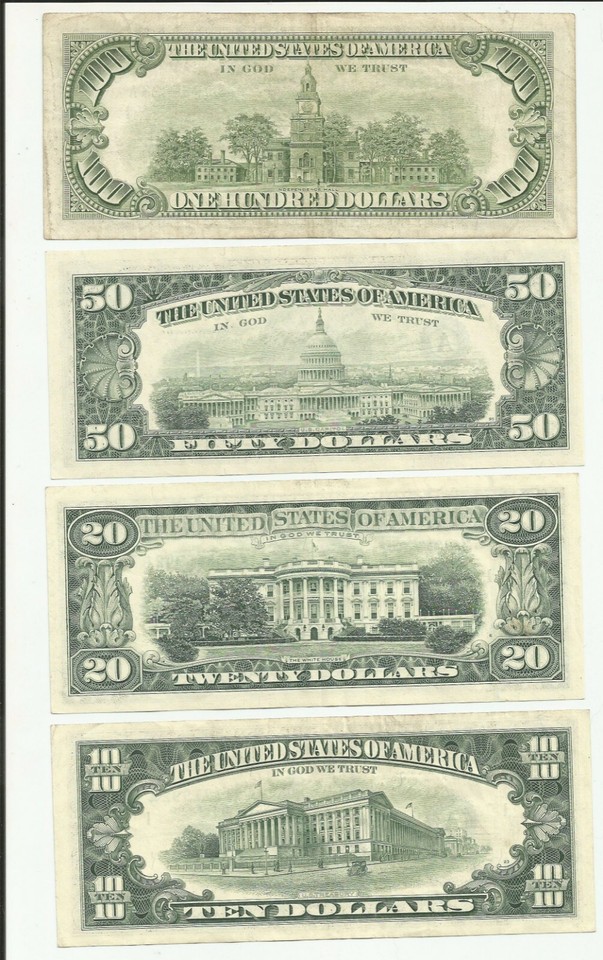 COMPLETE Set of Boston Federal Reserve Bank Notes Small Portrait (LOT ...