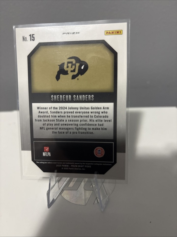 2025 Prizm Draft Picks Gold Ice New Recruits Shedeur Sanders Rookie ...