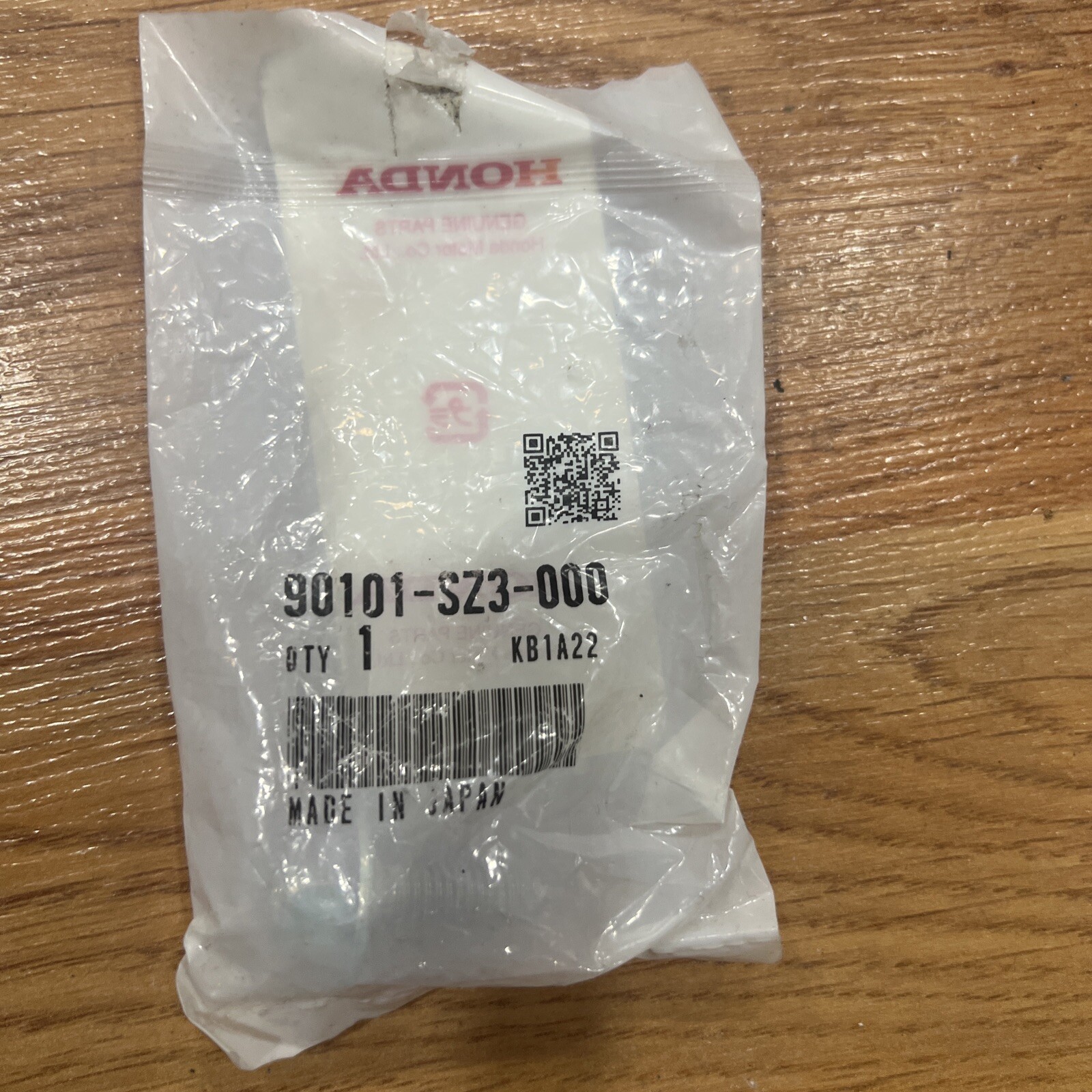 Honda 90101SZ3000 Genuine OEM Lower Hinge Bolt for sale online | eBay