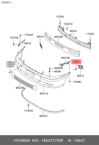 Genuine OE BulbHeadlamp 1864727009 for KIA 18647-27009 | eBay.de