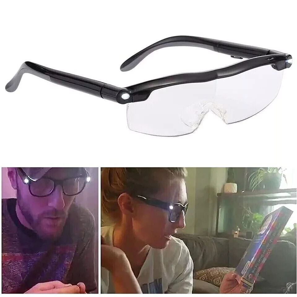 Mighty Sight Led Magnifying Eyewear Glasses with Rechargeable LED ...