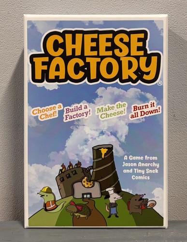 Cheese Factory Card Game Party Jason Anarchy Games Tiny Snek Comics New ...