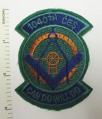 US AIR FORCE 1040th CES CIVIL ENGINEERING SQUADRON PATCH Subdued ...