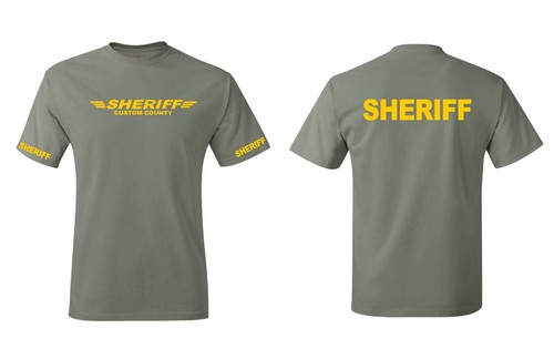 Sheriff T-shirts Custom County Law Enforcement T-shirts S-5XL sizes | eBay