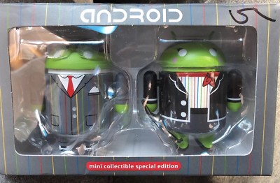 GOOGLE 2013 EXECUTIVE SUMMIT ANDROID FIGURE SET ULTRA RARE COLLECTABLE ...