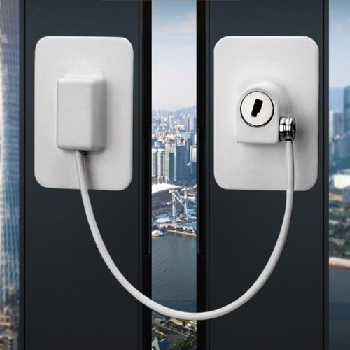 Window Cable Restrictor Lock Child Safety Cable Lock Baby Window ...