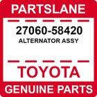 27060-58420 Toyota OEM Genuine ALTERNATOR ASSY | eBay