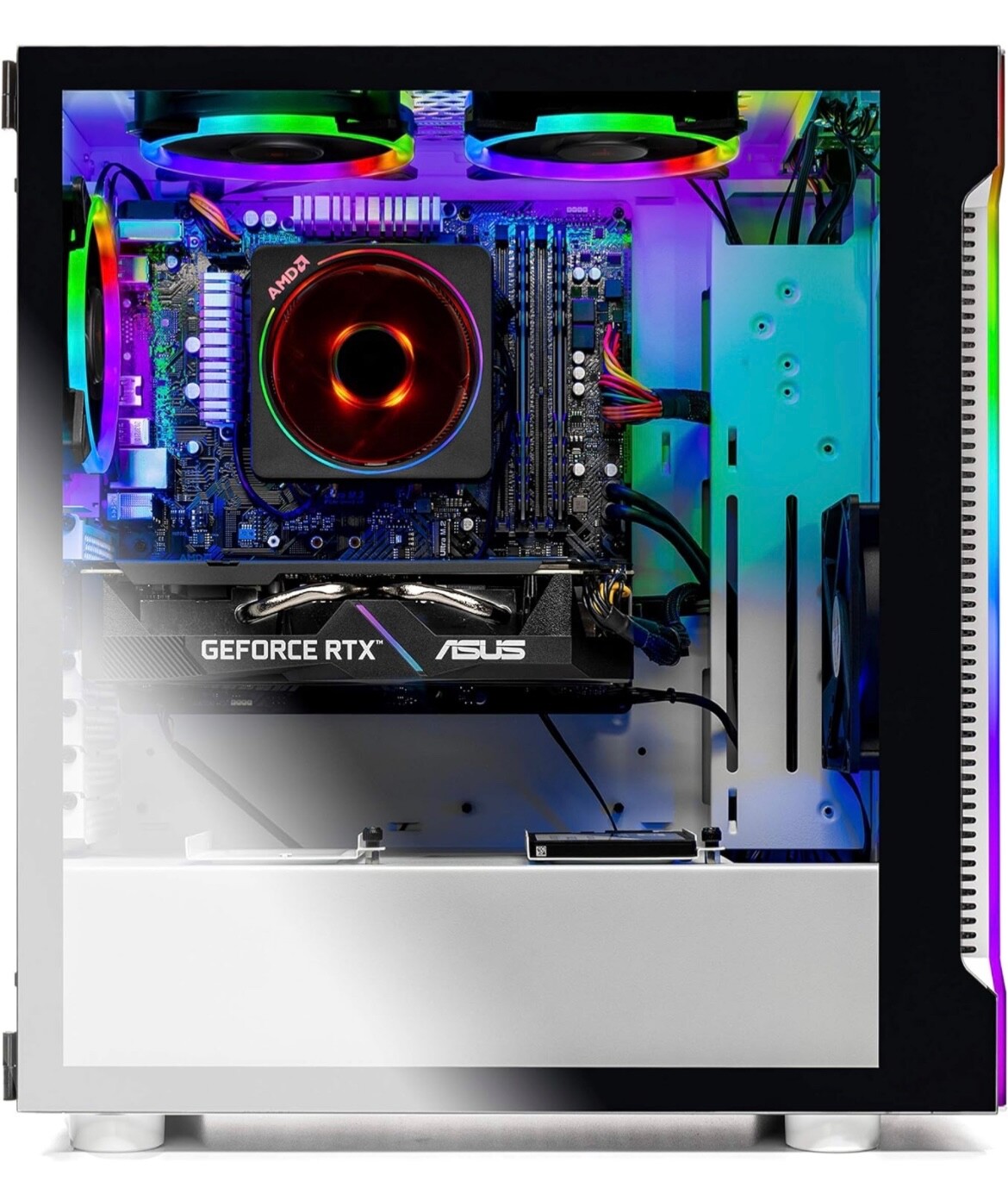 SkyTech Archangel 3.0 Gaming Computer PC Desktop - Ryzen 5 3600 6-Core ...