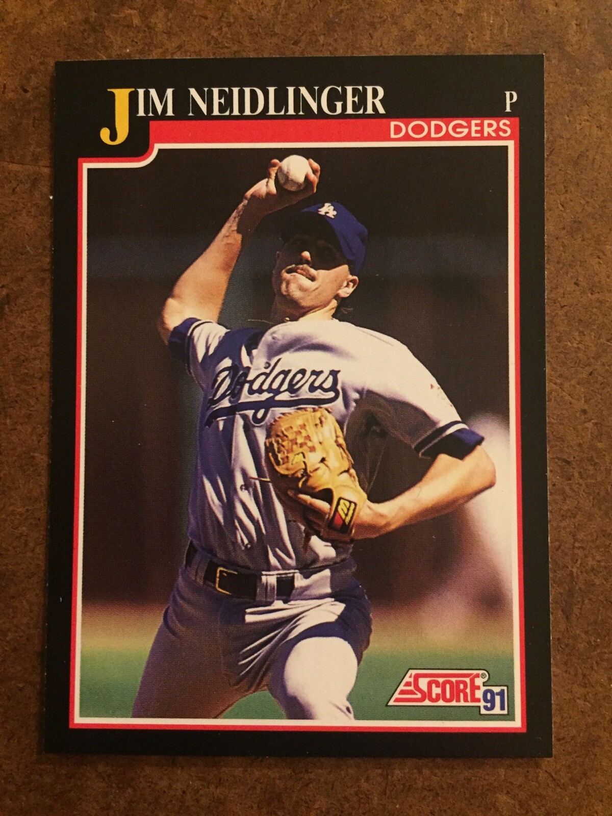 Jim Neidlinger 794 Score 1991 MLB Baseball Trading Card | eBay
