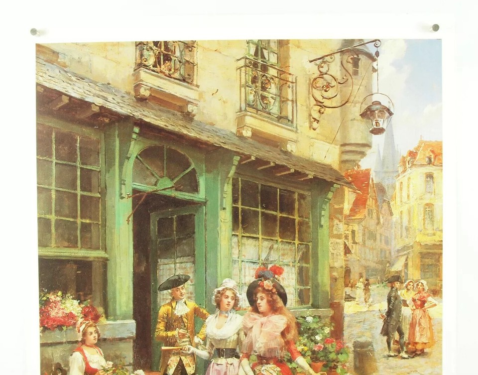 VICTOR HENRY LESUR Promenade Time Louis XVI high quality fine art print ...