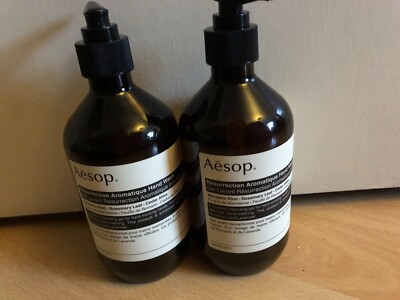 AESOP RESURRECTION AROMATIQUE HAND WASH 500ML x 2 BOTTLES 885206200429 ...
