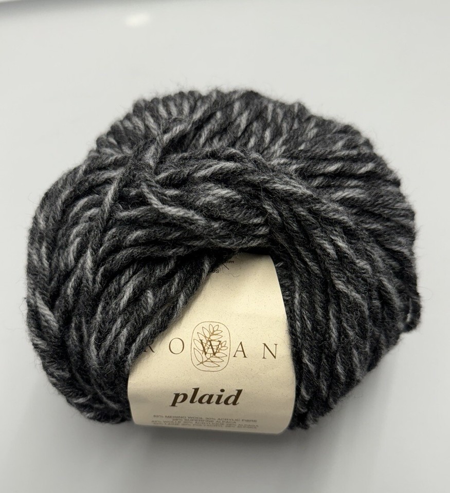 Kim Hargreaves Hurricane Vest Kit in Rowan Plaid 168 Stormy Night | eBay