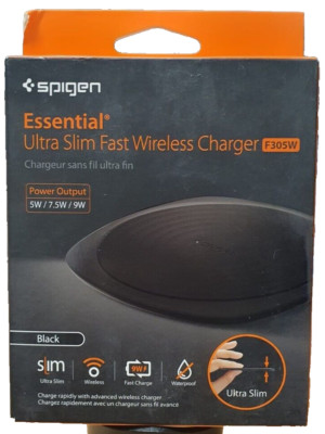 Spigen Essential Ultra Slim Fast Wireless Charger F305W 9W/Ult | eBay
