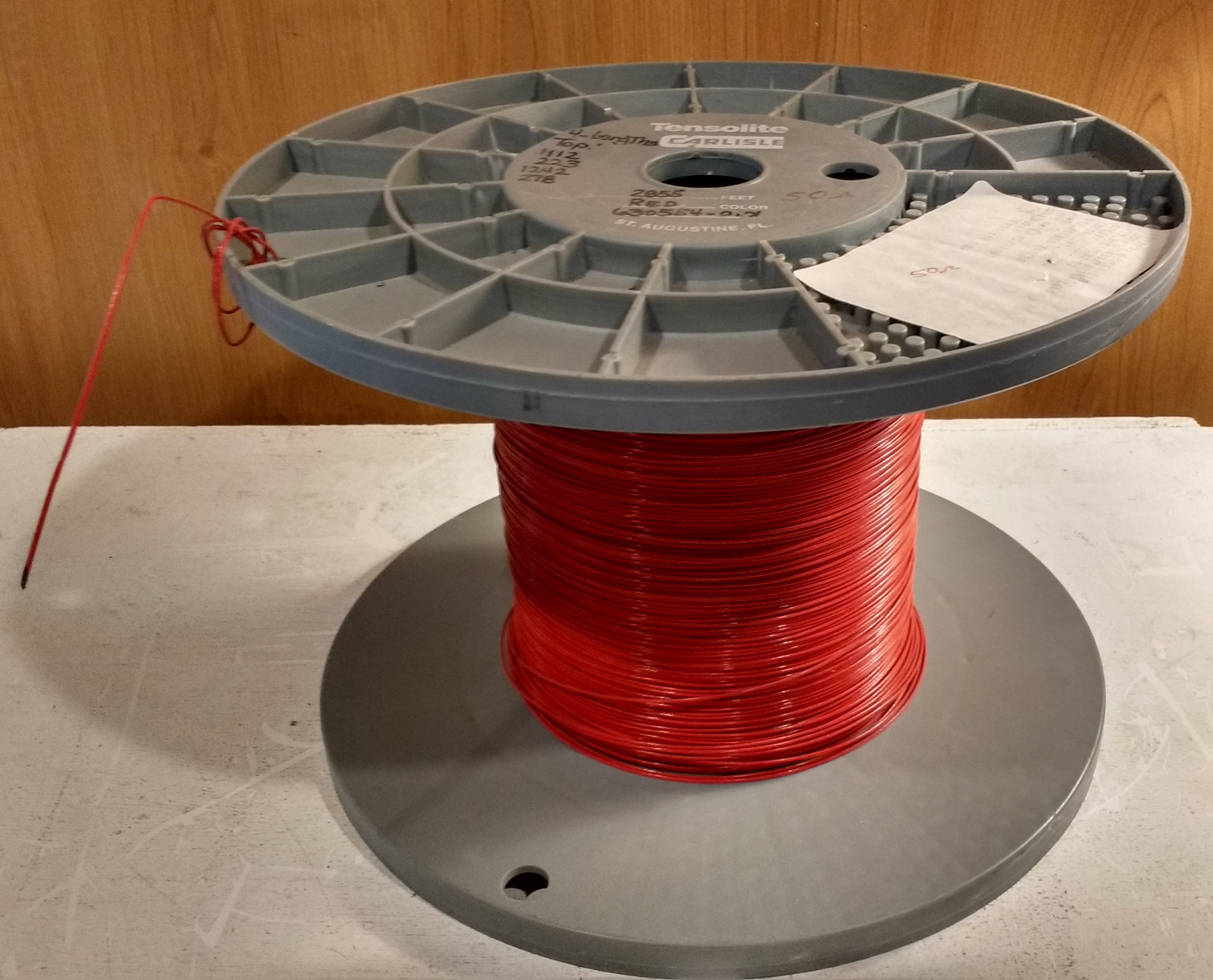 Carlisle Tensolite 630554-0101 Red 30AWG Cable | eBay