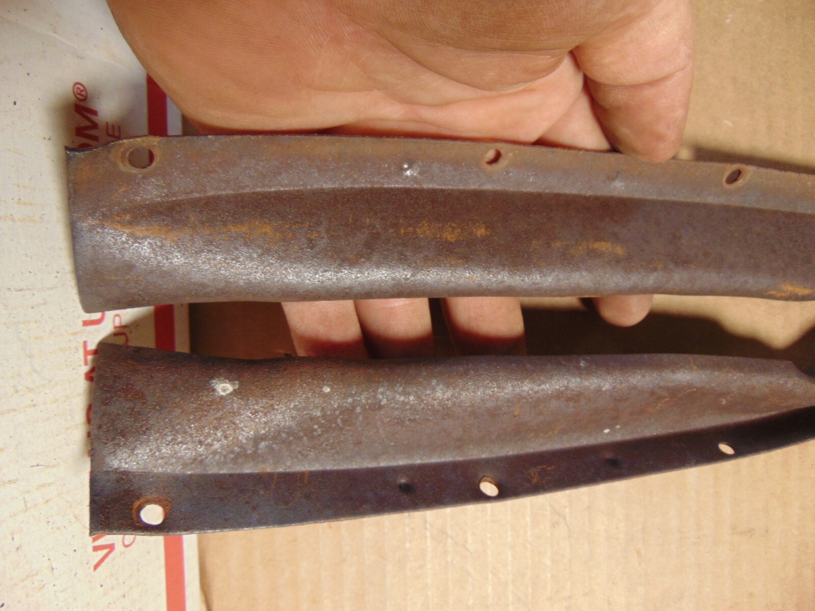 1940 Ford Car UPHOLSTERY RETAINER STRIPS behind Windshield Moldings ...