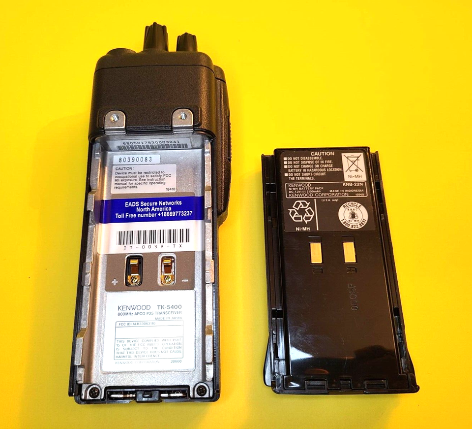 KENWOOD TK-5400 800MHz APCO P25 DIGITAL 512 CHANNELS TRANSCEIVER ...