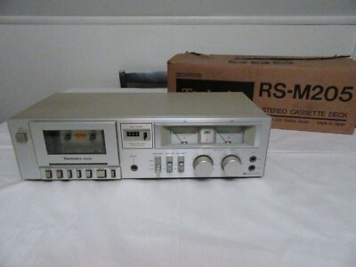 Technics Cassette Deck RS-M205 Made in Japan with Original Box | eBay
