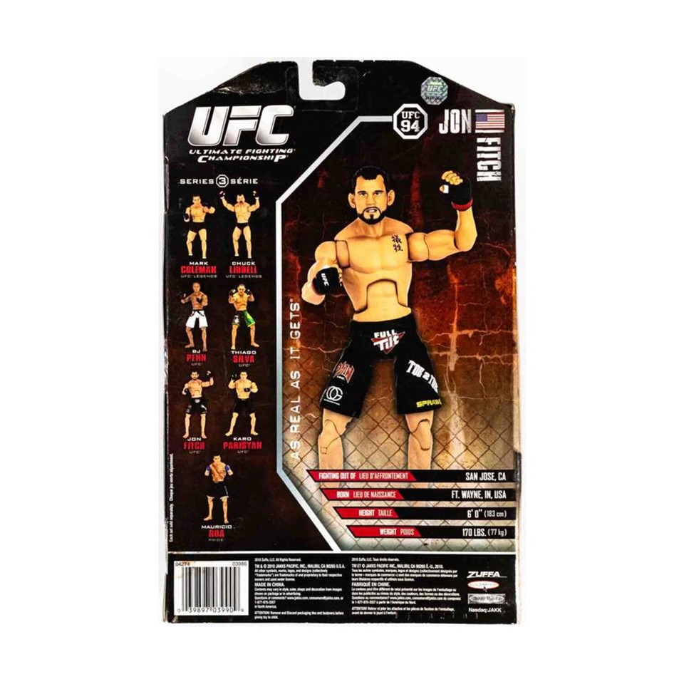 Jakks Pacific Toys, Movies & More UFC - Jon Fitch VG+/Mint | eBay