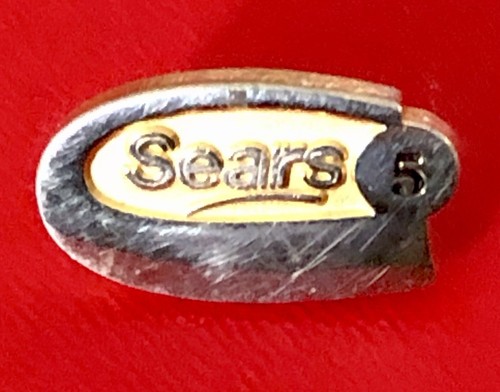 Vtg Sears Employee Service Lapel Pin 5 Years Department Store Badge | eBay