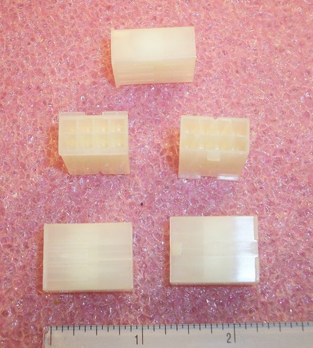 QTY (50) 8 POSITION FREE HANGING CRIMP PLUG HOUSING 4.2mm 39-01-3083 ...