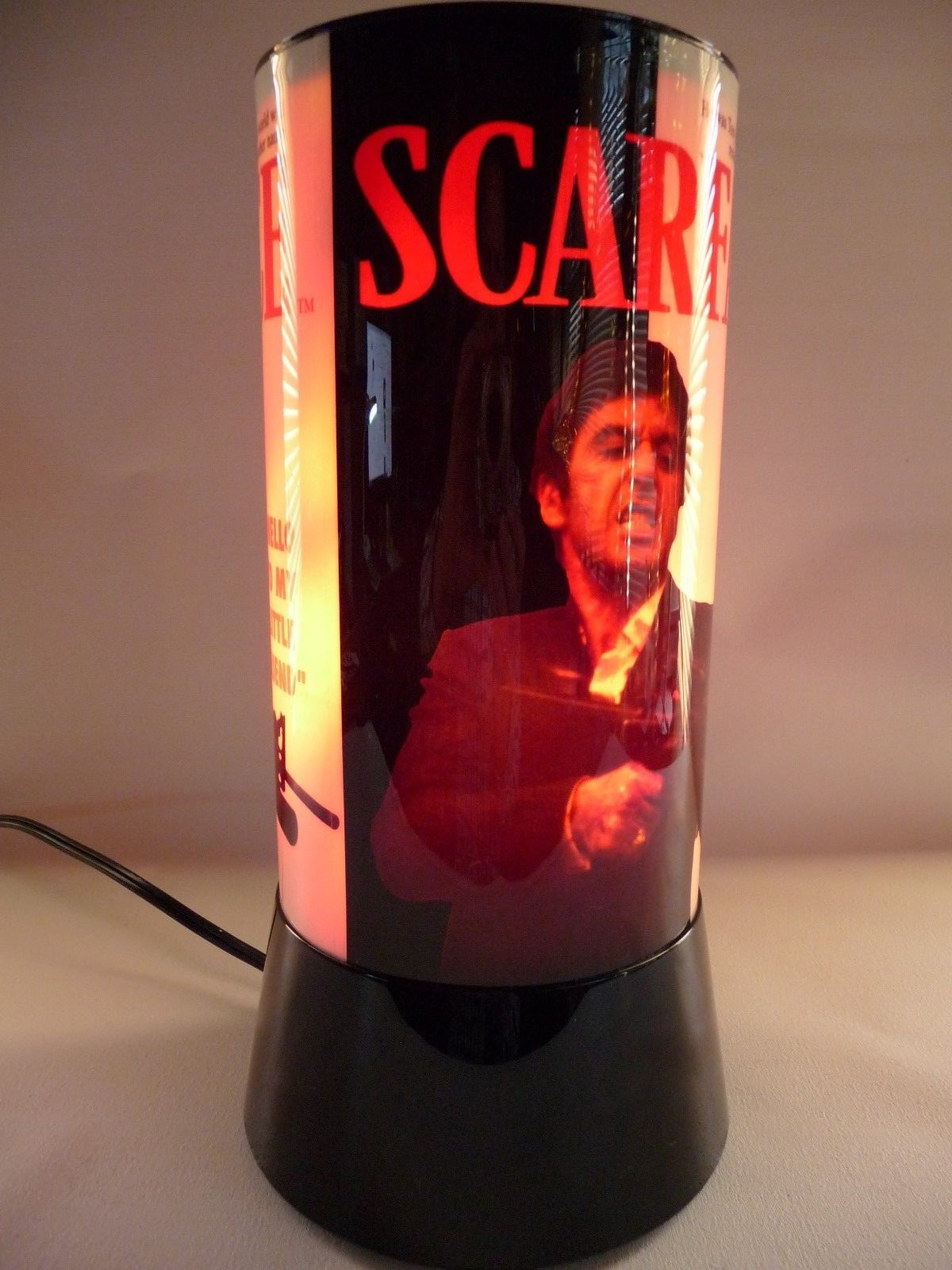 1994 Al Pacino as Tony Montana Scarface Light Rotating Lamp by Rabbit ...