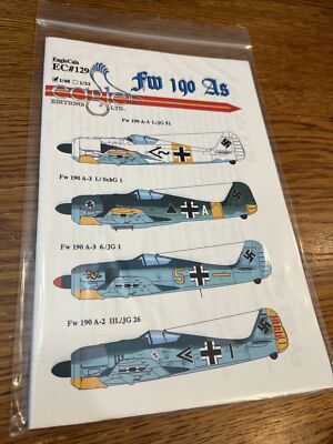 1/48 EagleCals #48129 Fw190A-2 / A-3 | eBay