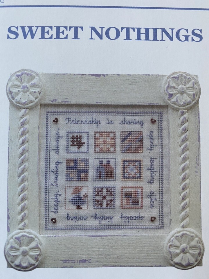 JBW Sweet Nothings FRIENDSHIP QUILT Counted Cross Stitch Chart | eBay
