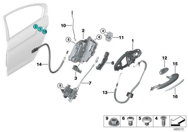 Neu Original BMW Deckel für Griff Nieder RHD links 51217497721 online ...