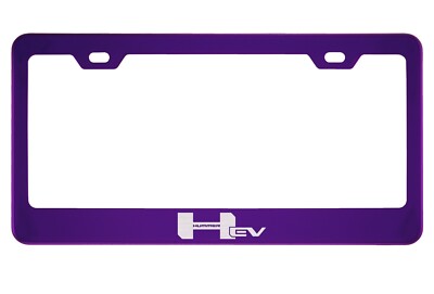 Purple License Plate Frame for Hummer EV | eBay