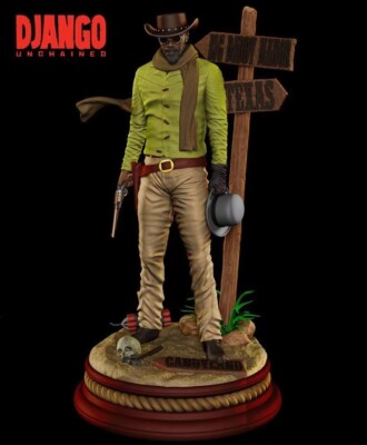 Django Resin Figures 1/24 Model Kit Diy Unpainted and Unassembled Toys ...