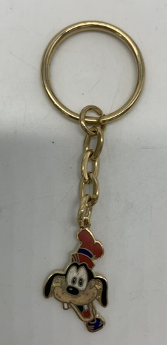 Vintage Goofy Head Disney Key Chain Keychain Metal Enamel New | eBay