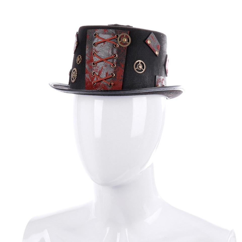 top hat Steampunk Magician Hat Halloween Costume Hats Steampunk | eBay