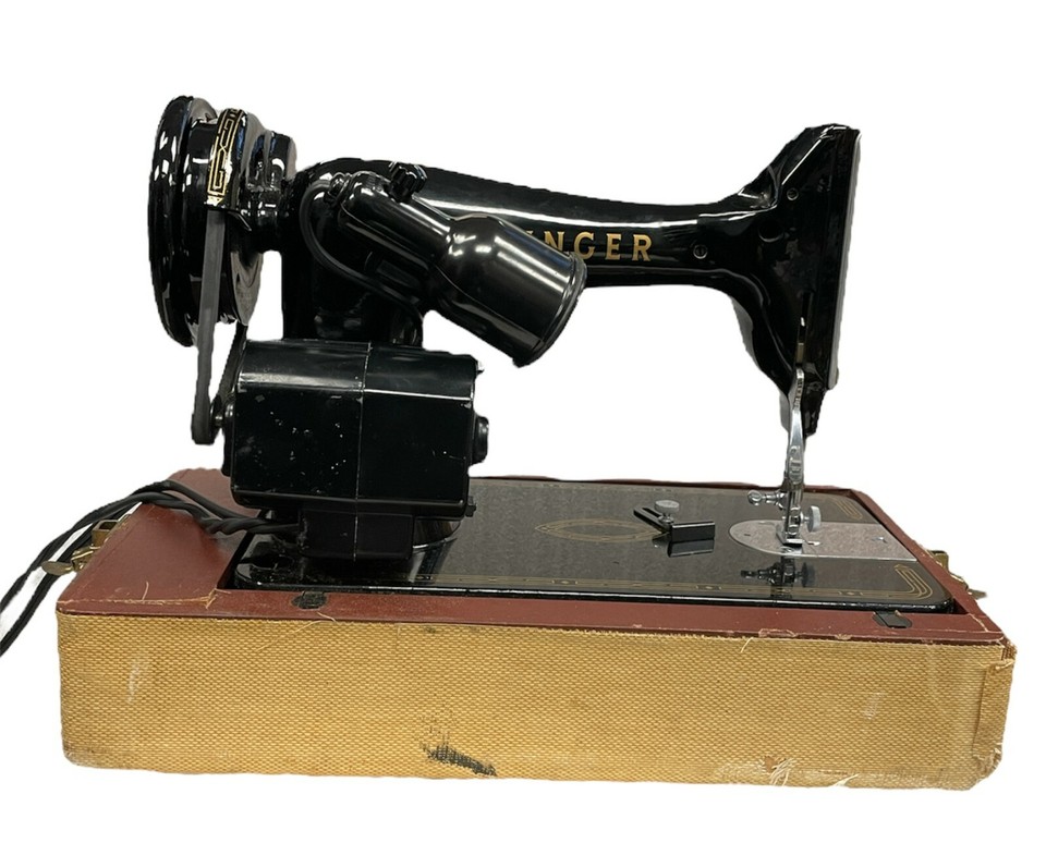1955 BLACK Vintage Singer Model 99K Sewing Machine Case Tested | eBay
