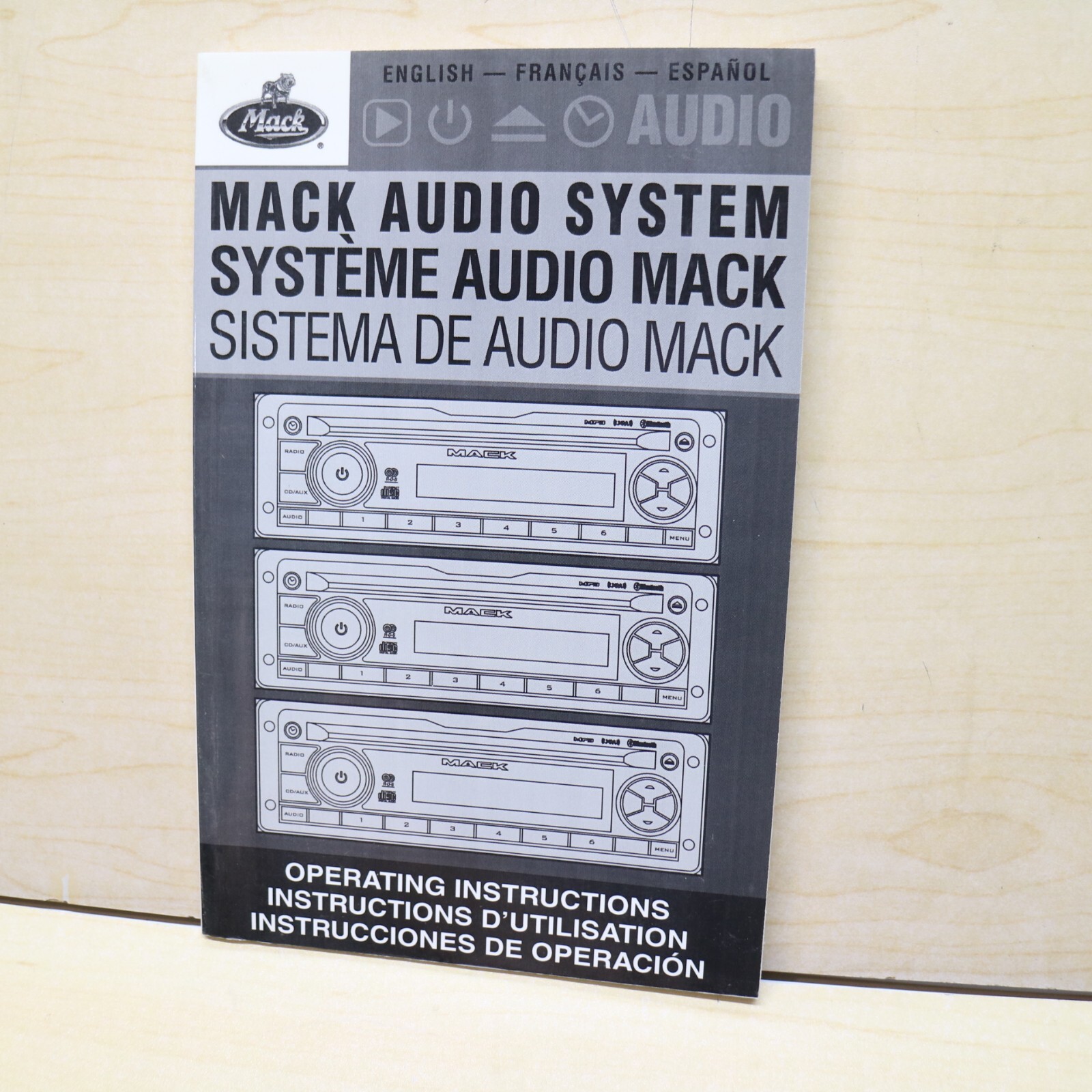 MACK TRUCK Audio System Radio Operator Owner Operation Manual book ...